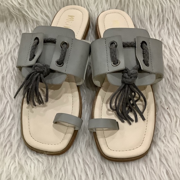 miim | Shoes | Miim Womens Gray Summer Beach Sandals Size 85 | Poshmark